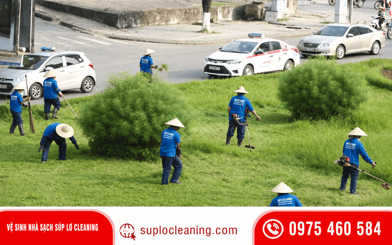 Dịch vụ cắt cỏ sân vườn tại Hà Nội chuyên nghiệp